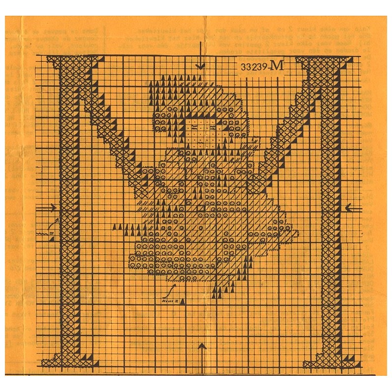 Patroon: Letter M – T w e e d e h a n d s w e r k