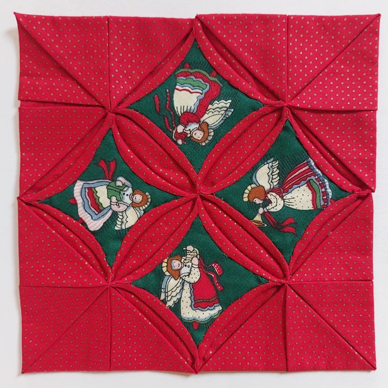 Patchworkje cathedral window – T w e e d e h a n d s w e r k