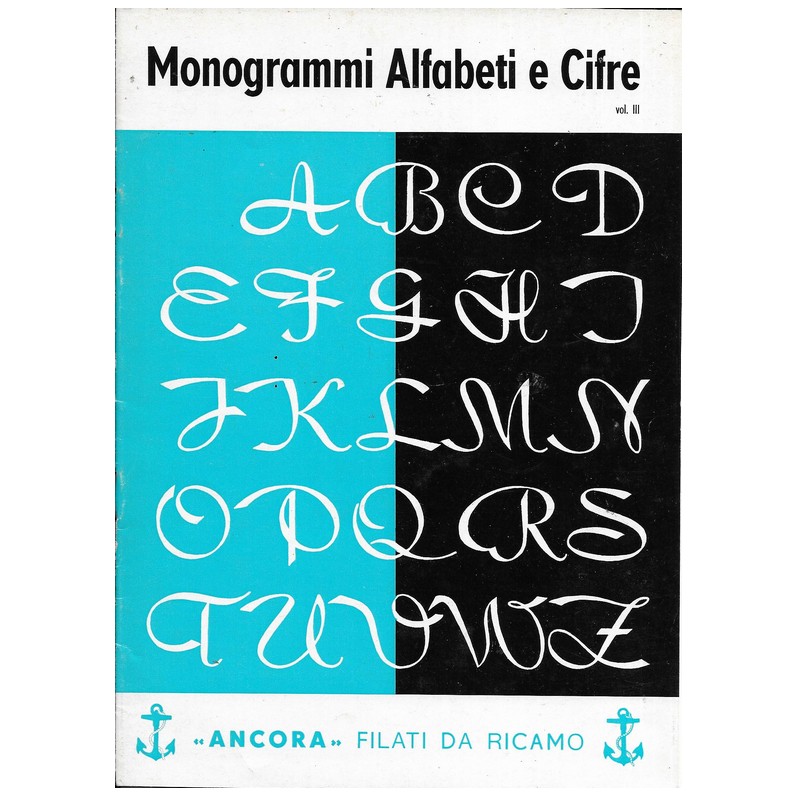 Boekje: Monogrammi alfabeti e cifre – T w e e d e h a n d s w e r k